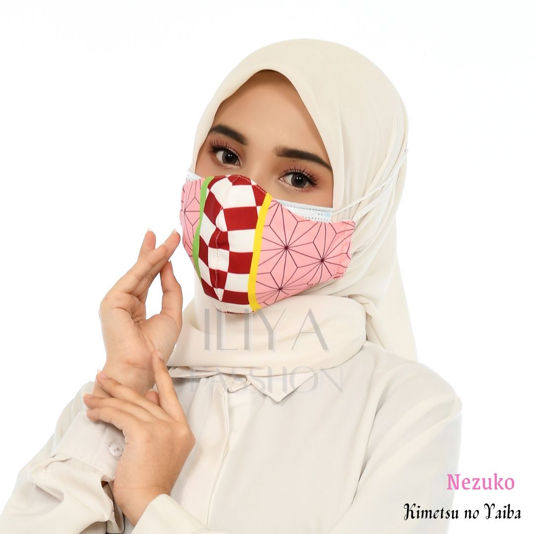 Masker Nezuko Kamado - Kimetsu no Yaiba / Demon Slayer [Headloop ...